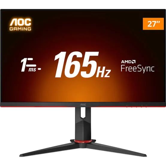 Monitor Gamer AOC Hero 27" 165Hz 1ms Ajuste de Altura SEMI NOVO ...