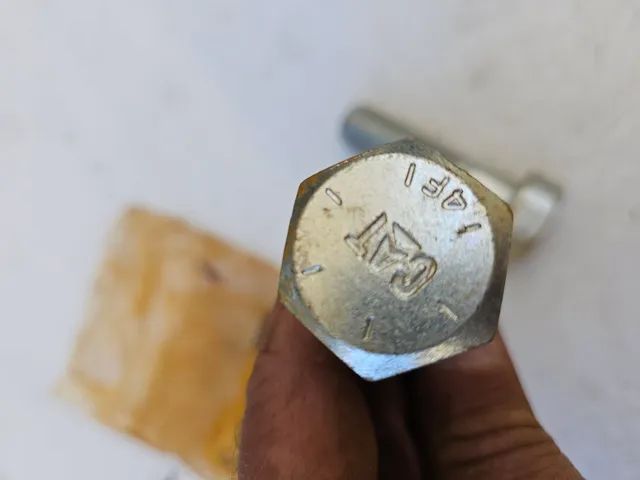 Trator esteira carregadeira caterpillar parafusos originais 8C6857 ...