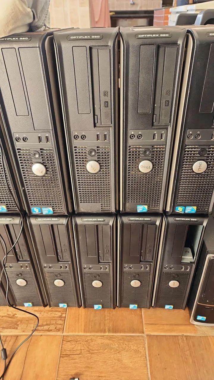 CPUS Dell DDR 3 Optiplex 4 Gb HD 500 Gb Windows 10 RS 180 reais cada ...