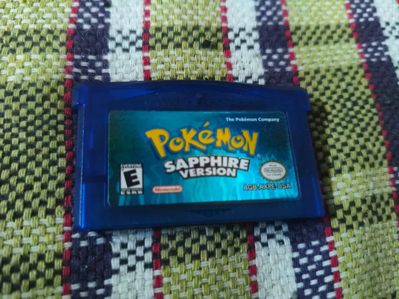 Pokémon Safira + Game Boy Advance - Jogos de Vídeo Game - Cidade Nova ...