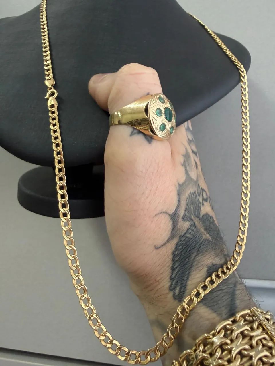 Corrente de ouro 18k 8.40g novo certificado garantia eterna Loja física ...