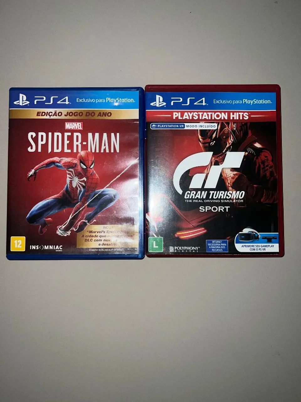 Jogos CD ps4. Gran Turismo, Spider man, (unidade) - Jogos de Vídeo Game ...