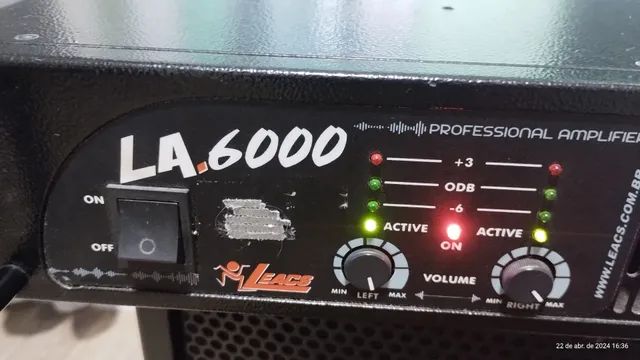 "amplificador de 6000 rms" no Brasil