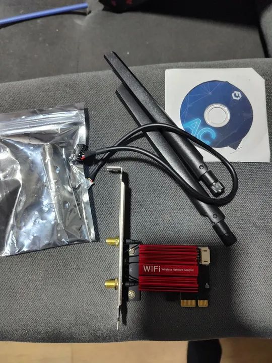 Placa de Rede Wifi 5ghz e bluetooth PCI-E - Peças de Hardware - Vila Ré ...