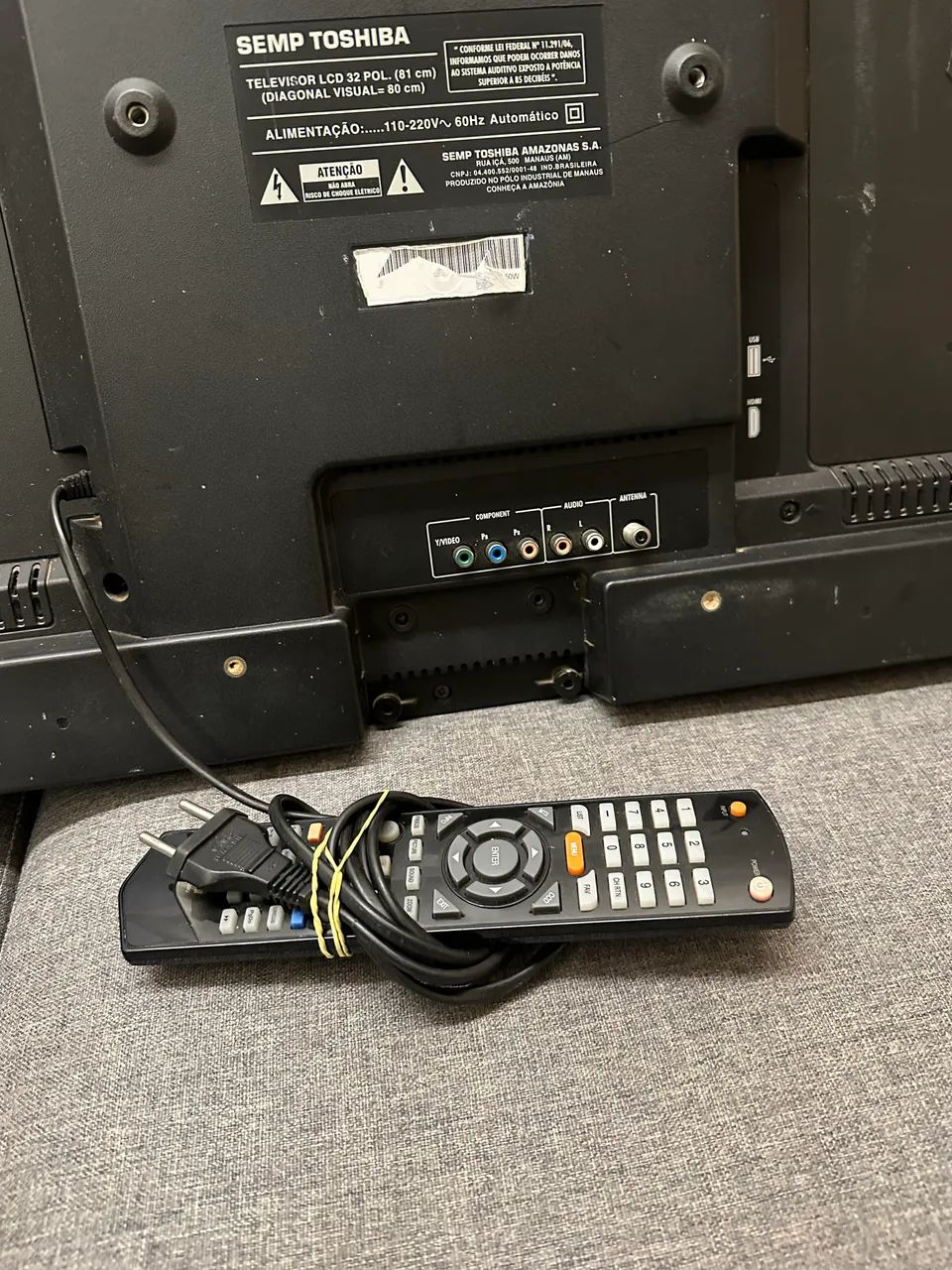 Tv Semp Toshiba 32 polegadas Obs não é smart! - TVs - Samambaia Sul ...