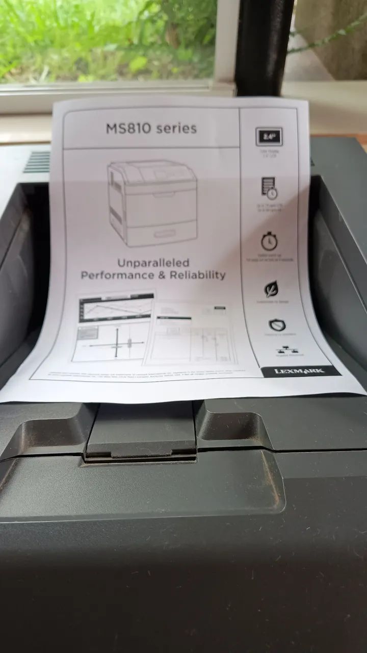 Vendo Impressora a Laser Monocromática Lexmark MS812dn, com toner quase ...