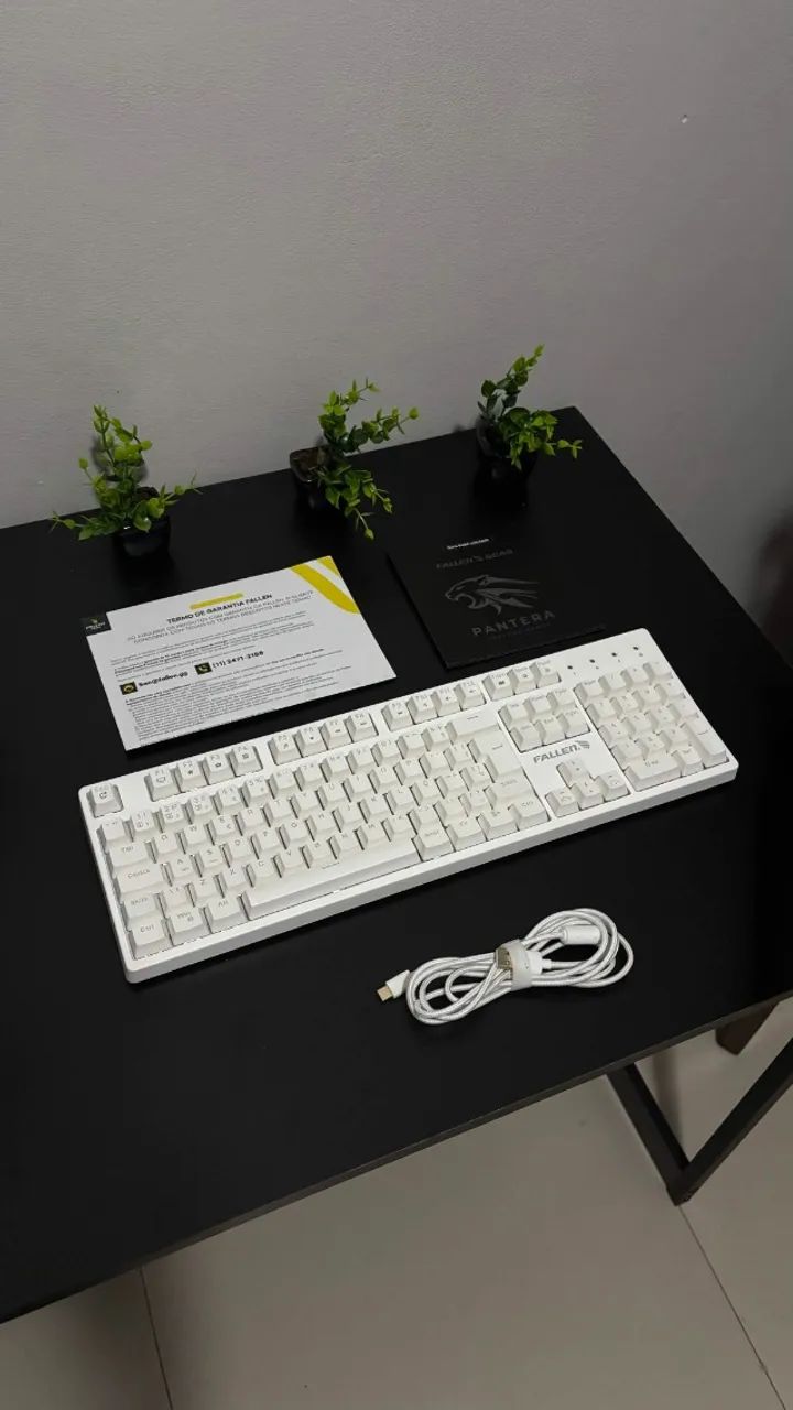 Teclado Gamer Mecânico Fallen Pantera Switch Azul - Periféricos e ...