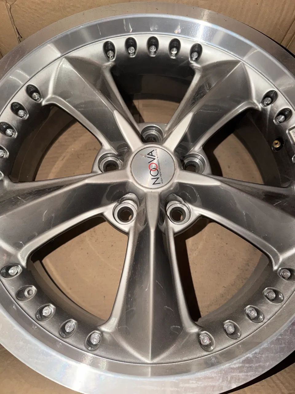 Roda 17 Maverick/opala/dodge 5x114,3 estilo Foose novas - Peças para ...