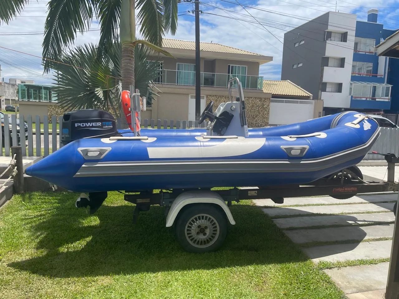 Lancha/ Bote Inflável - Excelente estado - Barcos e aeronaves ...
