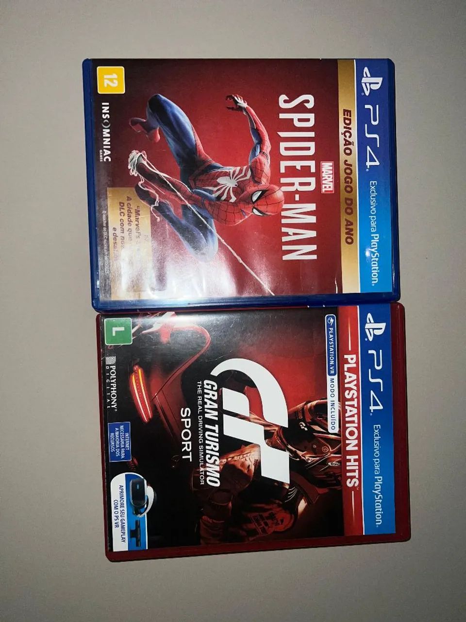 Jogos CD ps4. Gran Turismo, Spider man, (unidade) - Jogos de Vídeo Game ...