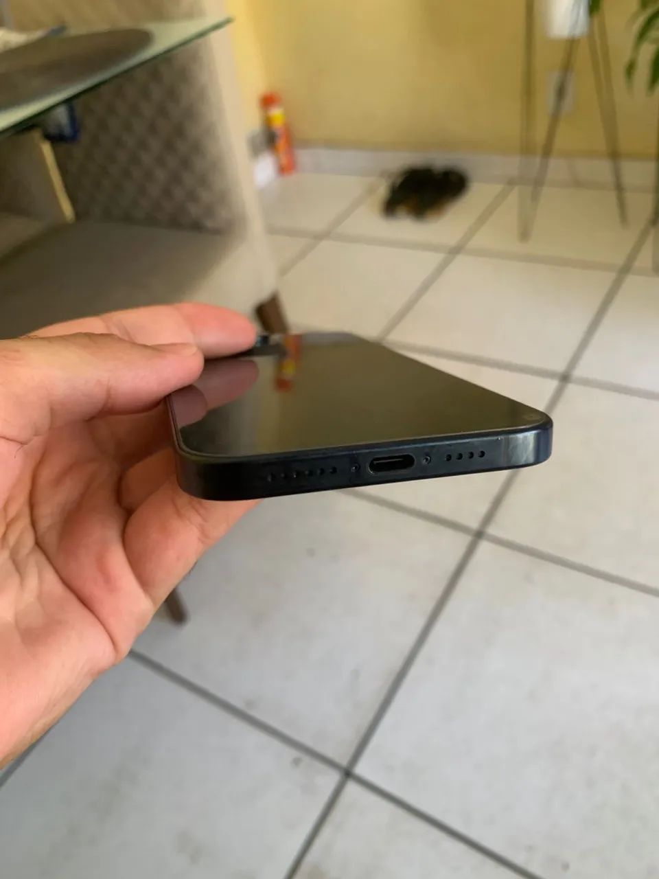 iPhone 15 pro Max - 256GB - Azul - Seminovo - Celulares e Smartphones ...