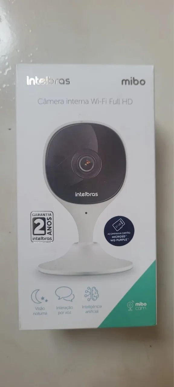 Câmera Intelbras Mibo Wi-Fi Full HD - Nova e Lacrada - Câmeras e Filmadoras - Coqueiral de ...