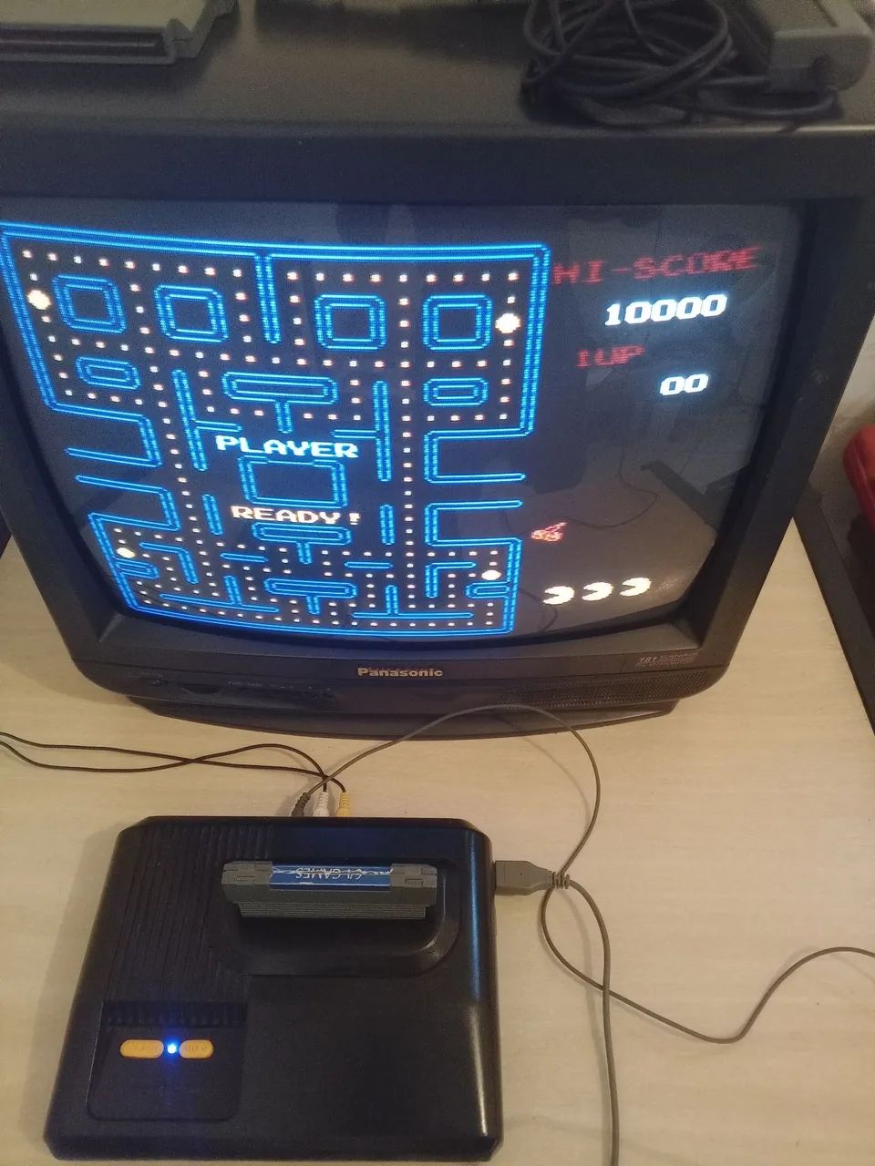 Dynavision com 1 controle 1 flash gun 2 cartucho (64,30 jogos) com ...