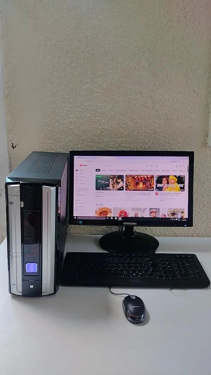 Pc Completo DELL Vostro 220s Windows 10 Pro Ativado 4G Monitor 20 LED ...