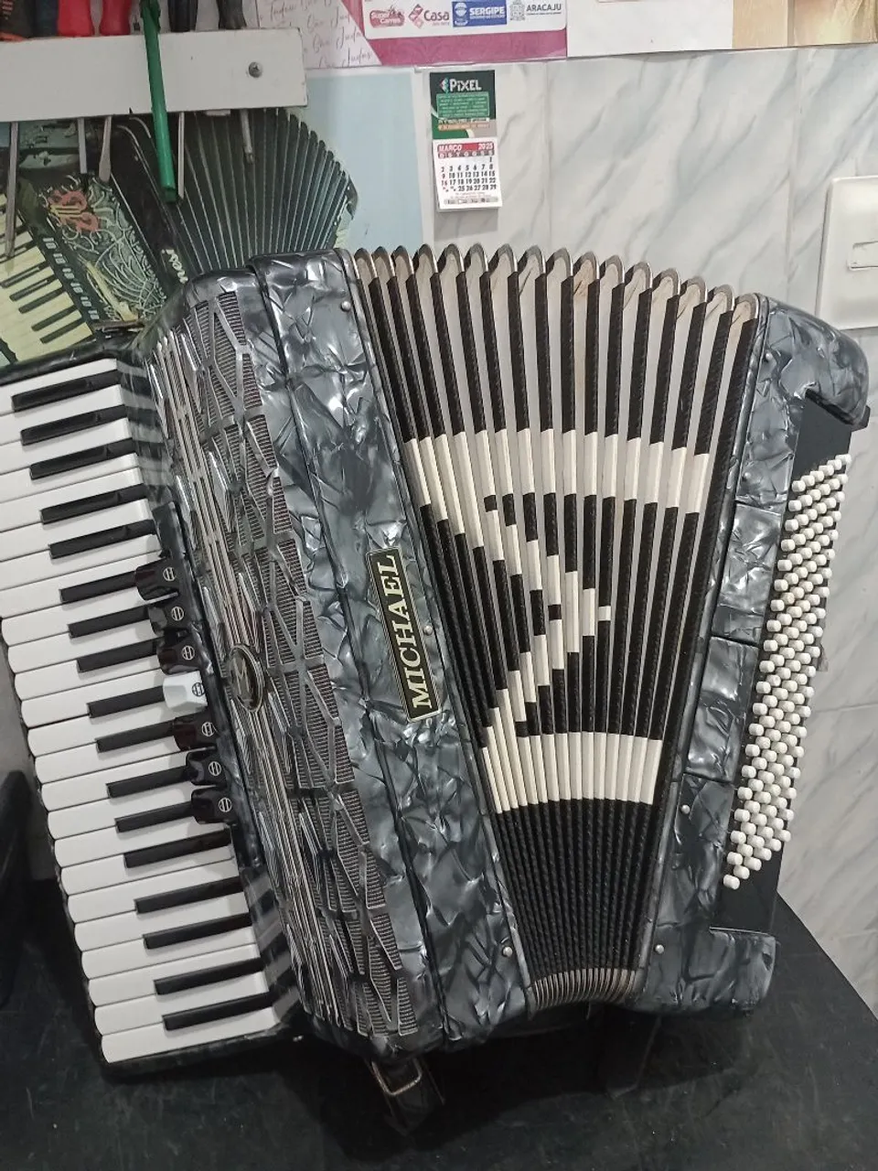 "sanfonas" - Instrumentos musicais no Brasil