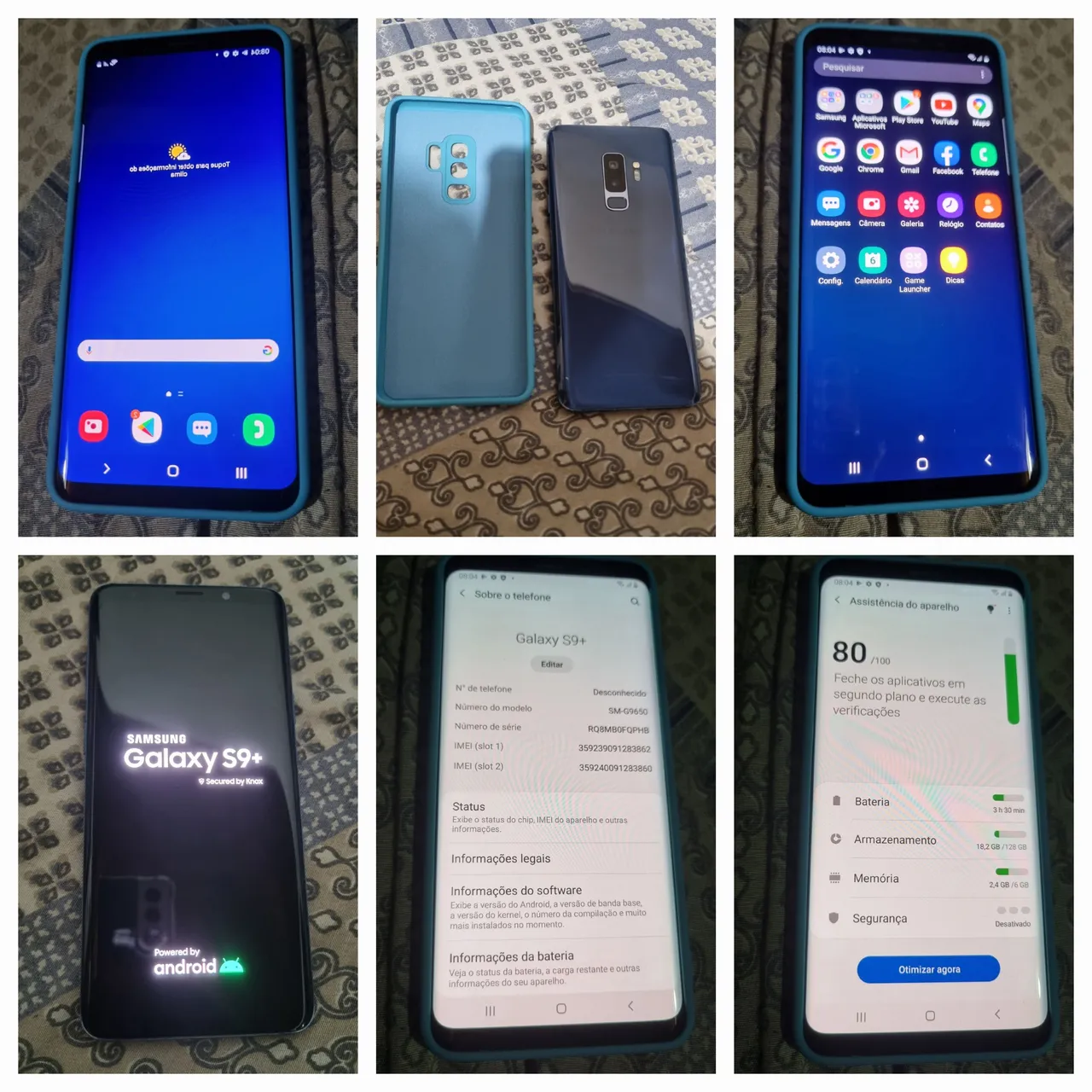 Celulares SAMSUNG GALAXY S9 PLUS Usados, seminovos e Novos no Brasil