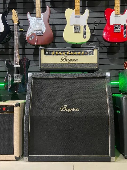 Amplificador Cabeçote Bugera V22 Infinium + Gabinete Bugera 4X12 ...