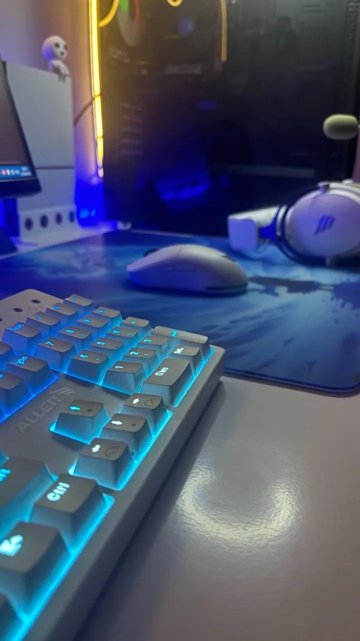 Teclado Gamer Mecânico Fallen Pantera Switch Azul - Periféricos e ...