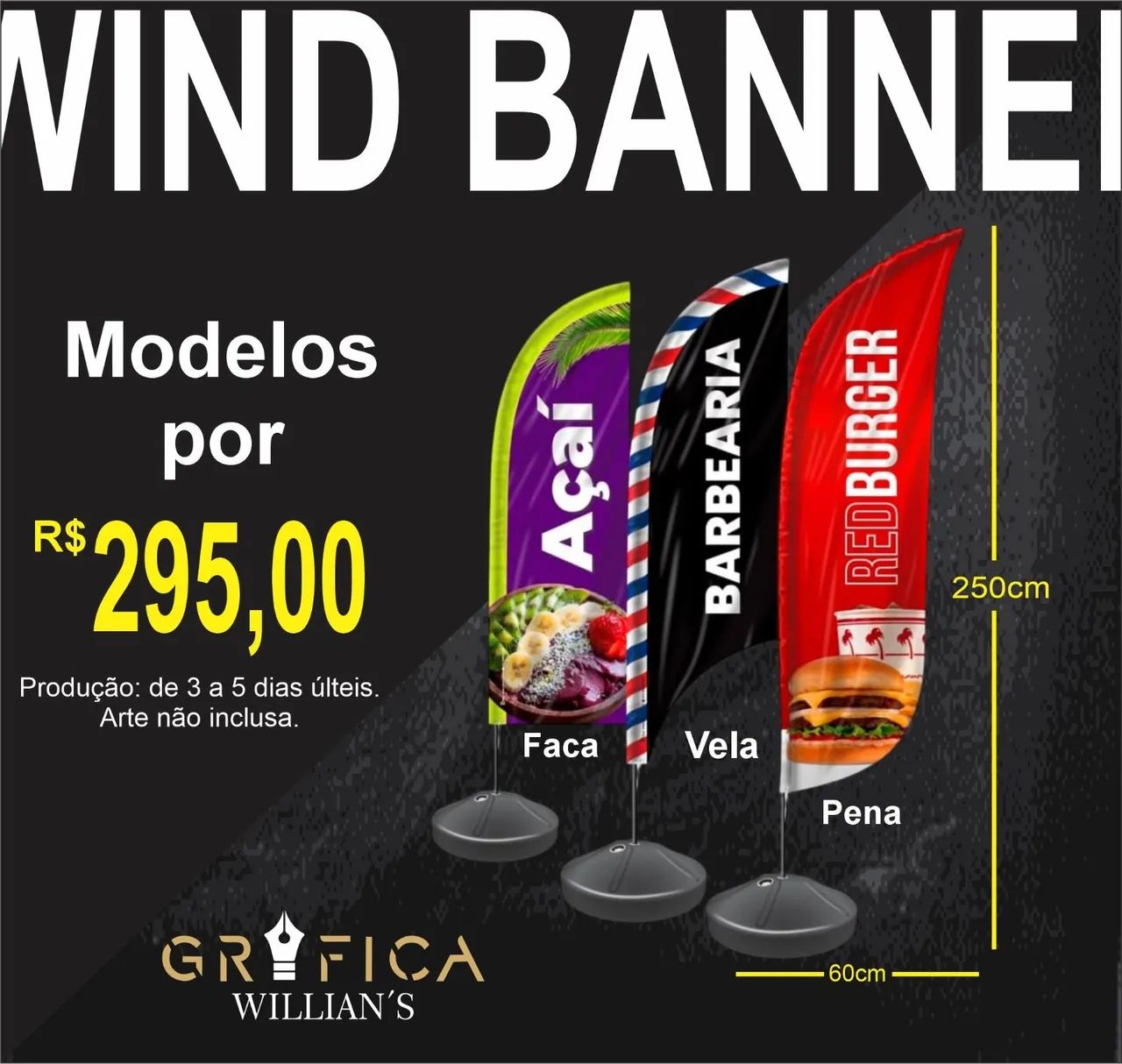 Wind Banner - Faixas Personalizadas para seu negócio Negócio ...