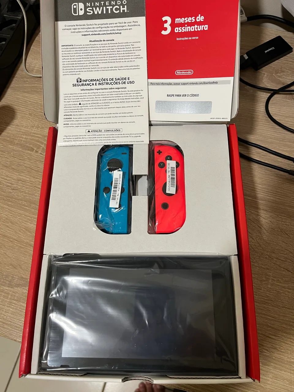 Nintendo Switch V2 NOVO Desbloqueado - Consoles de Vídeo Game - Boa ...