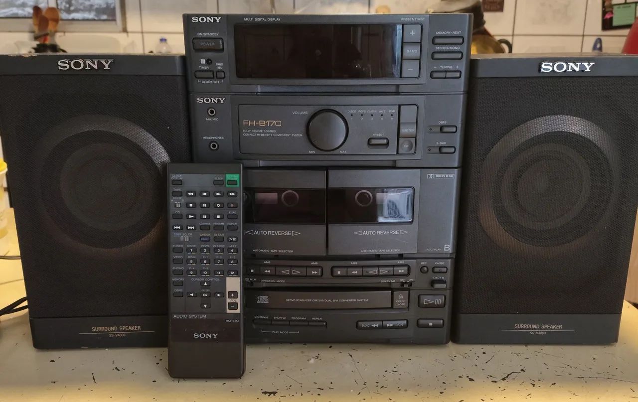 Som Sony Micro System FH-B170 - Aparelhos de Som - Jardim Amália, São ...