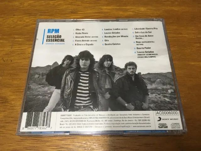CD RPM SELEÇÃO ESSENCIAL - Grandes Sucessos - CDs, DVDs etc - Palmeira ...