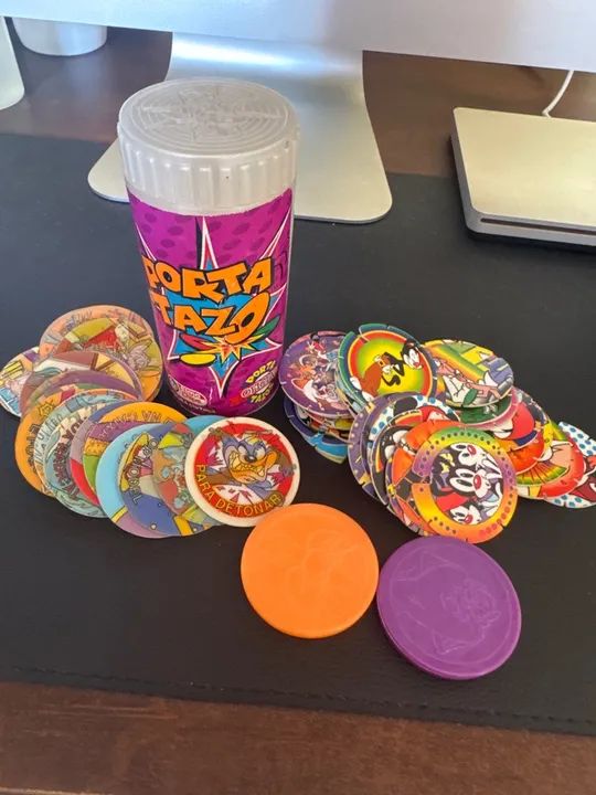 Coleção de Tazos Porta-Tazos dos Anos 90 - Completa! - Hobbies e ...