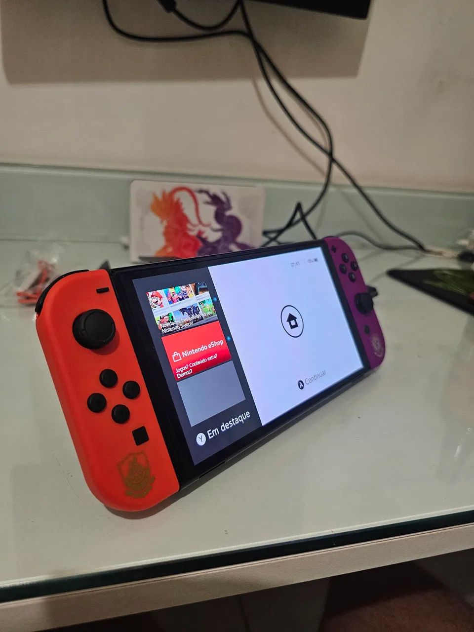Nintendo Switch OLED - Edição Scarlet & Violet - Consoles de Vídeo Game ...