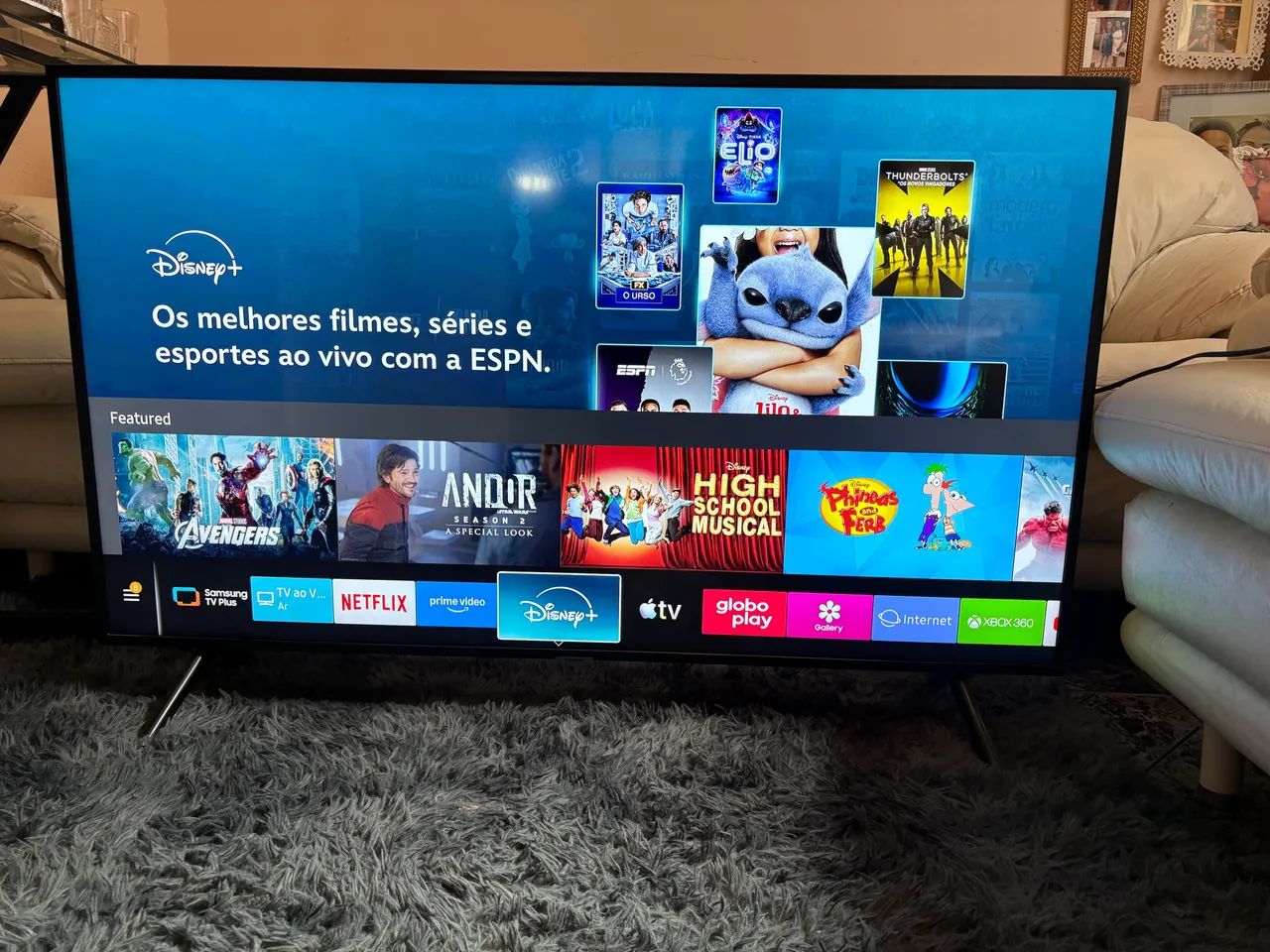 Smart Tv Samsung 50P 4K Entrego Aceito cartão - TVs - Santa Maria ...