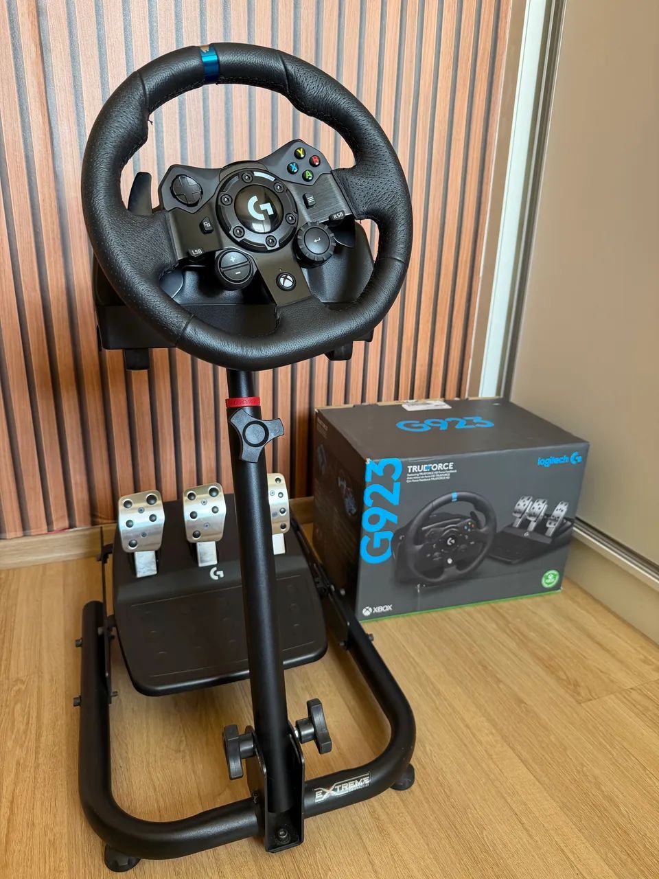 Volante Logitech G923 para Xbox e Pc + Cockpit Extreme SimRacing ...