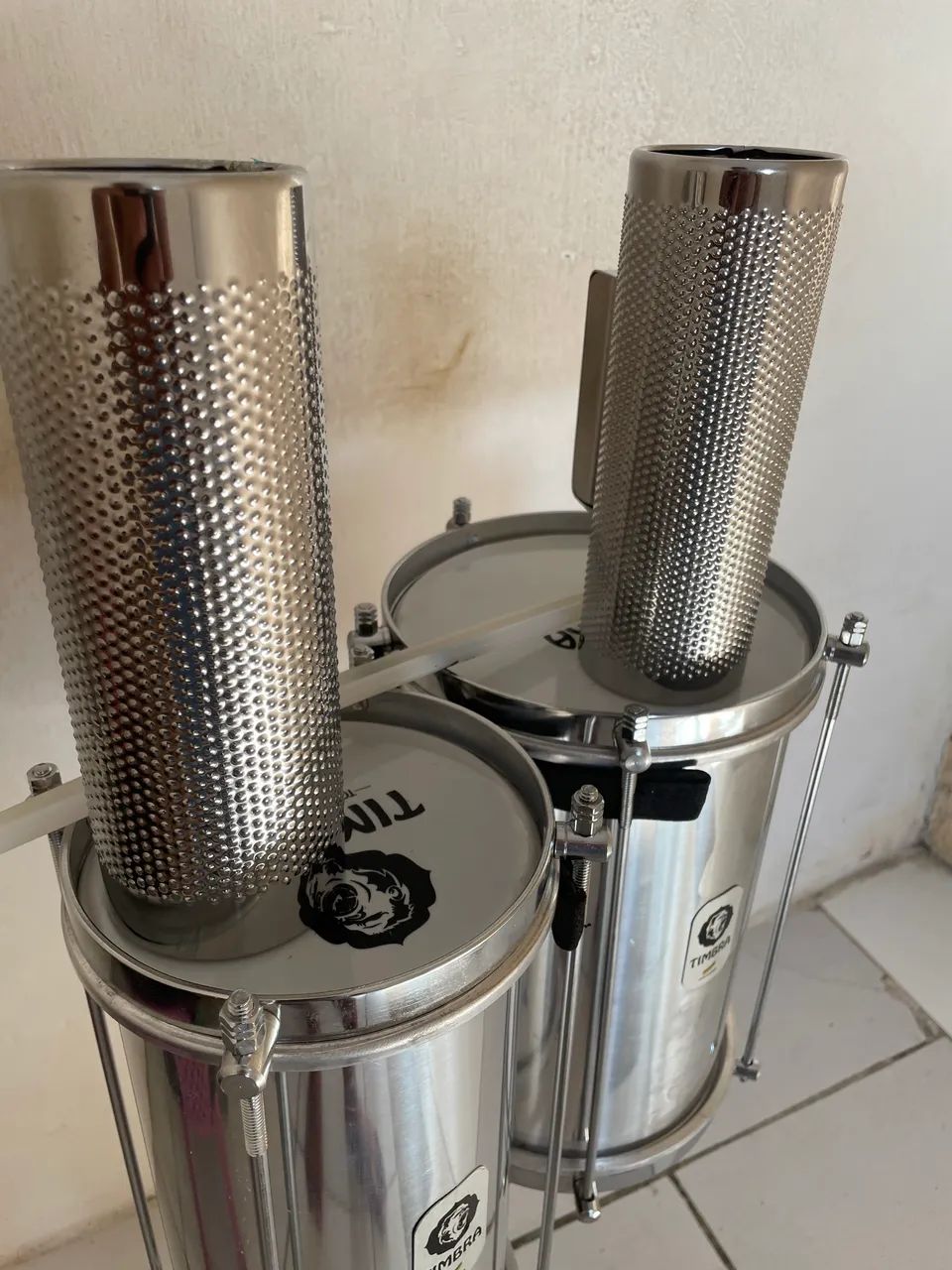 Guirro de alumínio instrumento de percussão - Instrumentos musicais ...