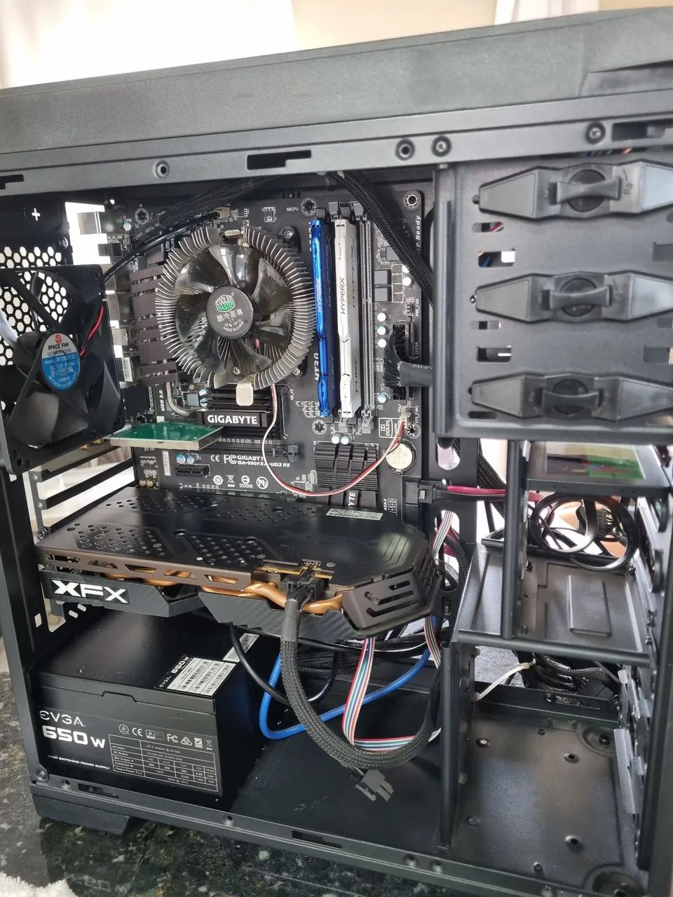 PC GAMER 32GB RAM AMD FX-8300 com monitor de 22'' DELL RAM ...