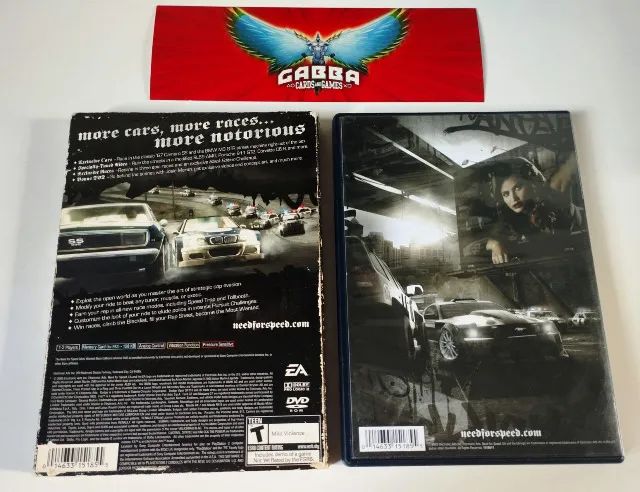 Need for Speed Most Wanted Black Edition PS2 Original Completo - Jogos ...