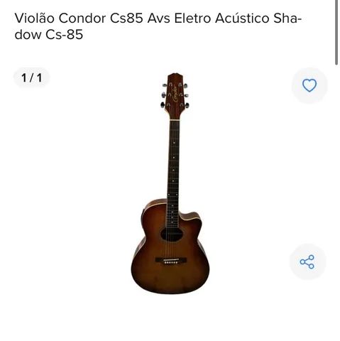 "violao eletrico condor" no Brasil