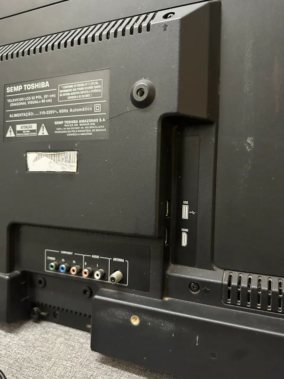 Tv Semp Toshiba 32 polegadas Obs não é smart! - TVs - Samambaia Sul ...