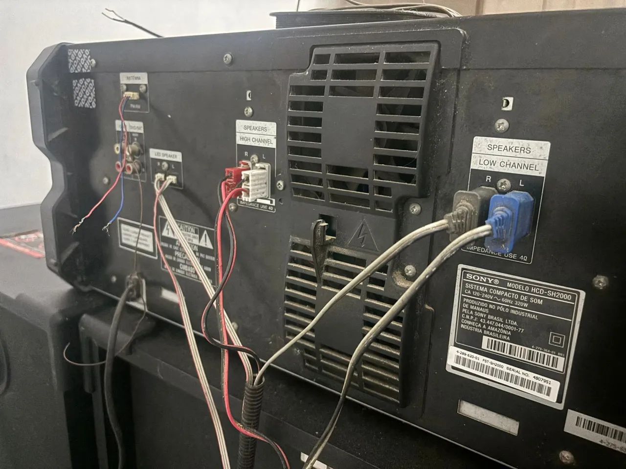 Mini System Sony HCD-SH2000 - Aparelhos de Som - Funcionários, João ...