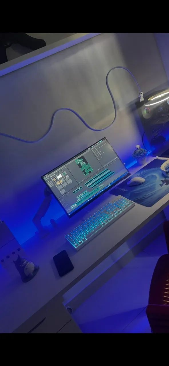 Teclado Gamer Mecânico Fallen Pantera Switch Azul - Periféricos e ...