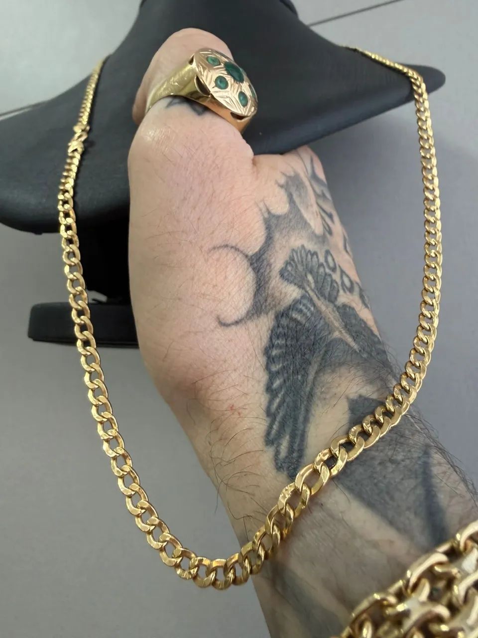 Corrente de ouro 18k 8.40g novo certificado garantia eterna Loja física ...