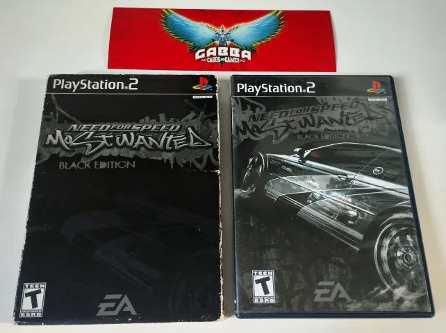 Need for Speed Most Wanted Black Edition PS2 Original Completo - Jogos ...