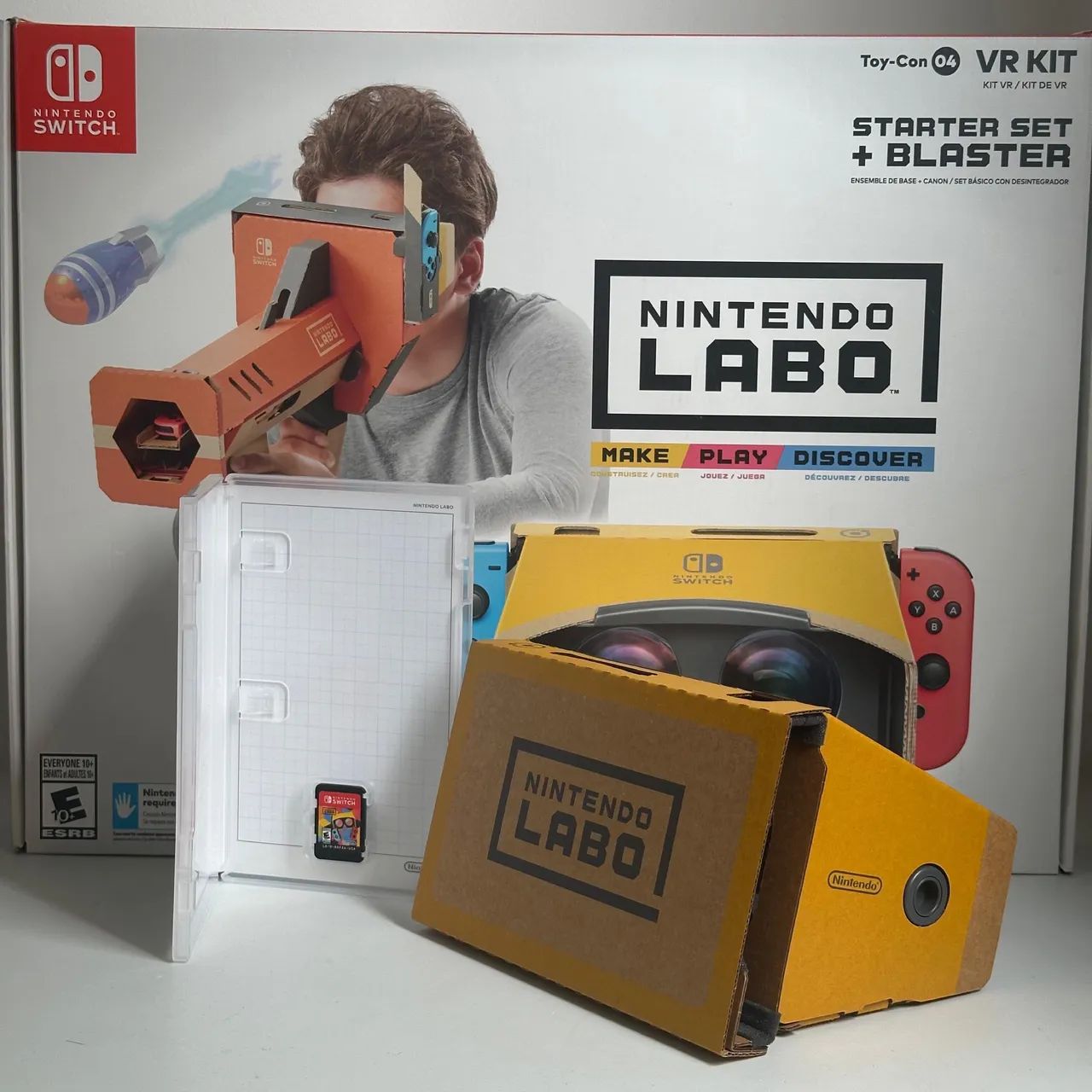 Nintendo Switch Labo Toy-Con 04 VR Kit Starter Set + Blaster - Peças e ...