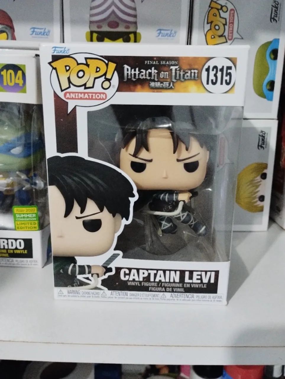 Levi Ackerman Funko pop (Attack on Titan) - Hobbies e coleções - Jardim ...