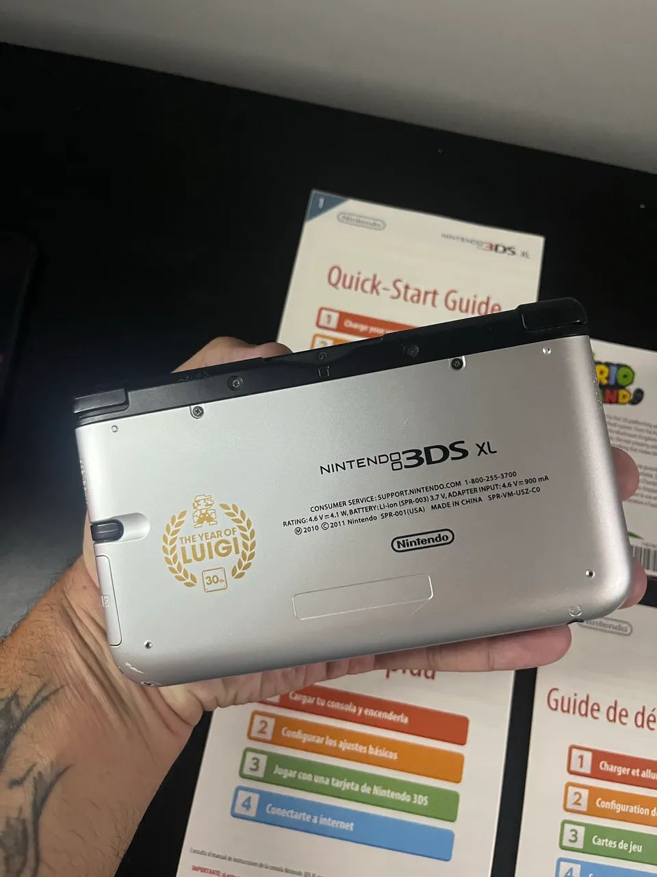 Nintendo 3ds XL Mario e Luigi IMPECÁVEL, na caixa completo + 2 jogos ...
