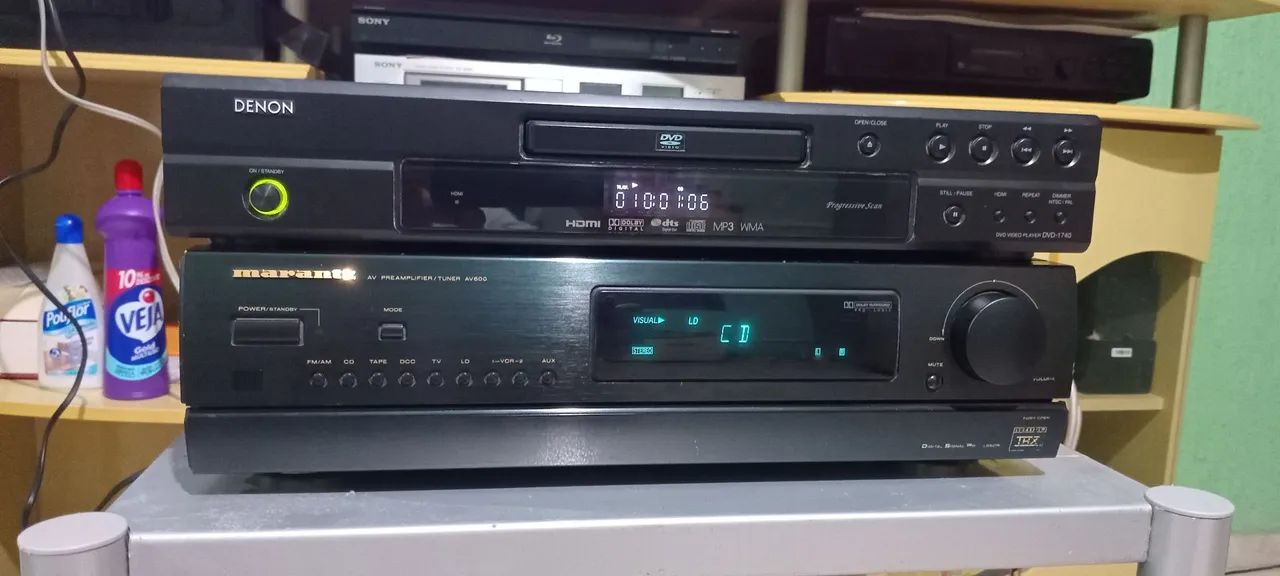PRE AMPLIFICADOR MARANTZ AV 600 - Aparelhos de Som - Residencial Porto ...