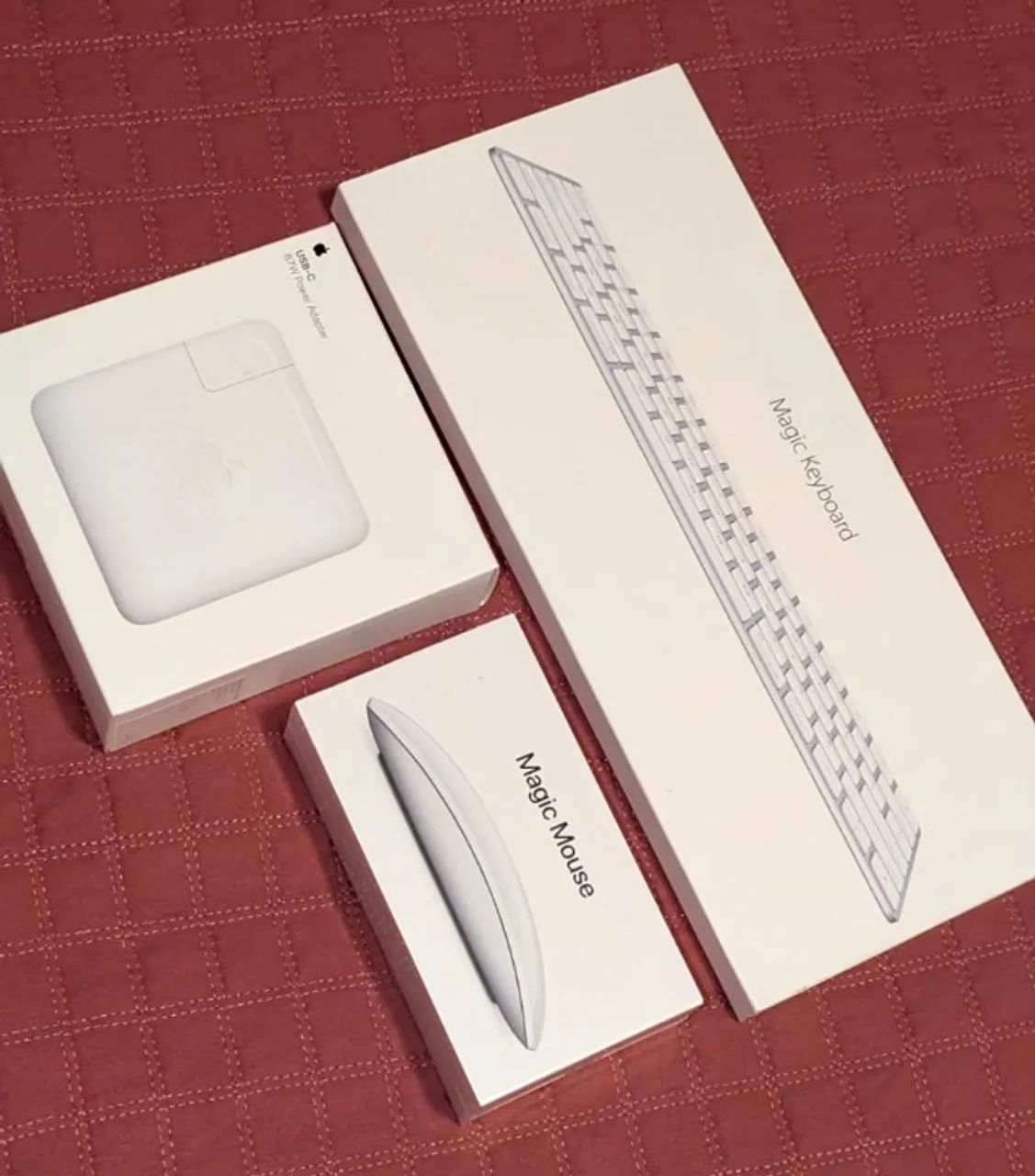 KIT APPLE ORIGINAL (Magic Keyboard + Magic Mouse ATUAL + Carregador 87W) - Periféricos e ...