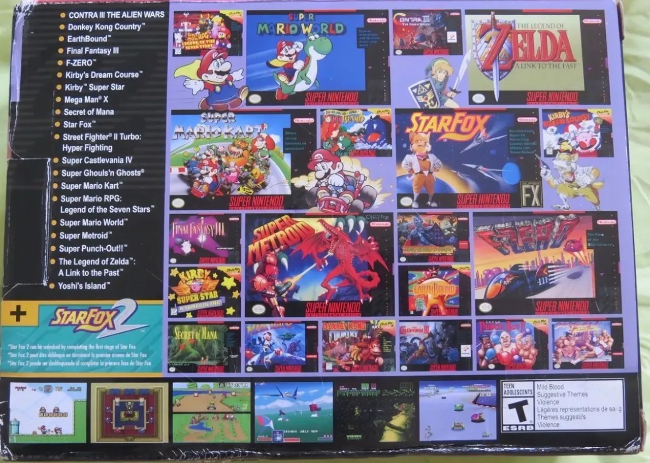 Super Nintendo SNES Classic Edition Mini 512MB Standard - Consoles de ...