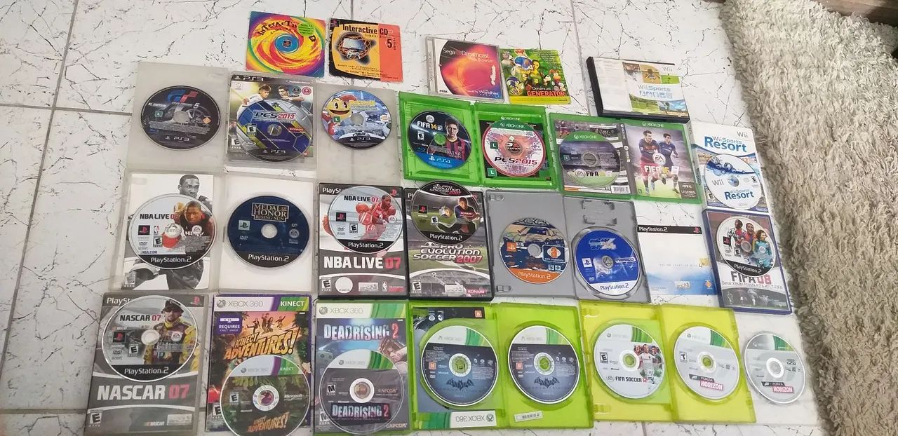 Cds Originais Para Games Antigos e Modernos - Jogos de Vídeo Game ...