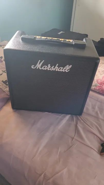 Amplificador Marshall Code 25 + Footswitch-Aceito trocas - Instrumentos ...