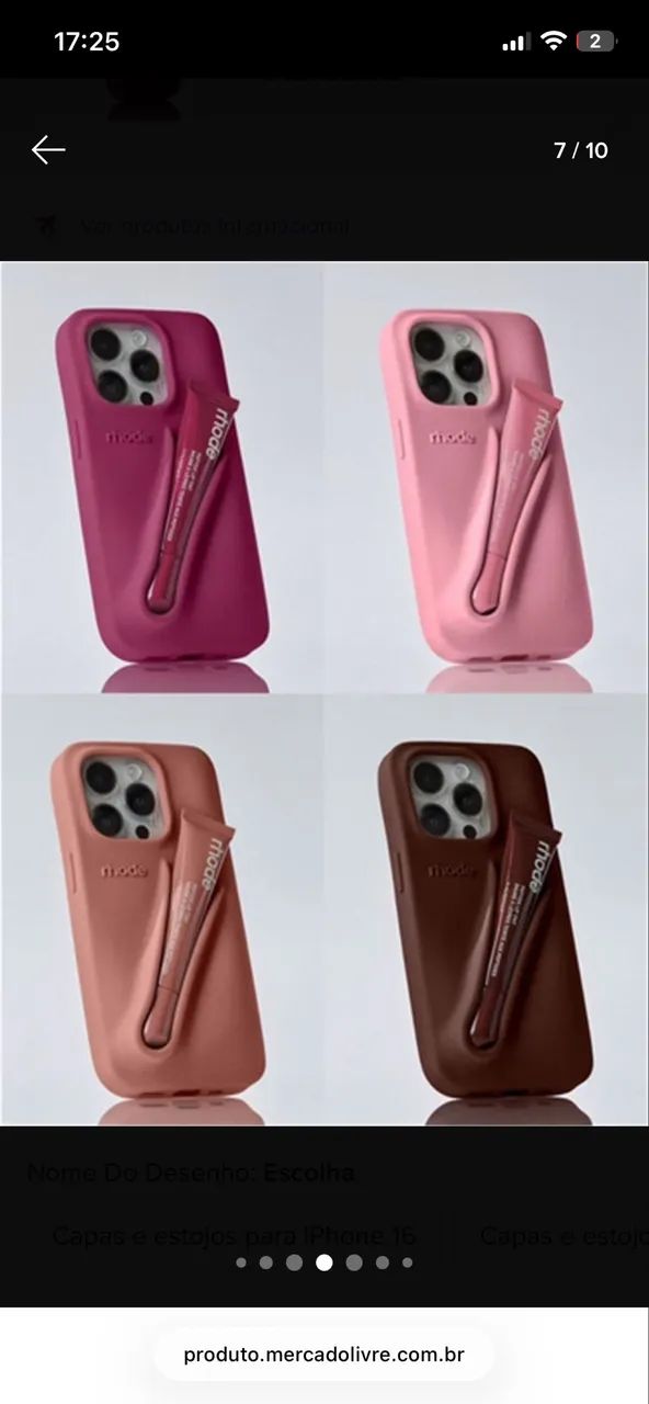 Capinha com gloss Rhode Hailey Bieber diversas cores - Acessórios de ...