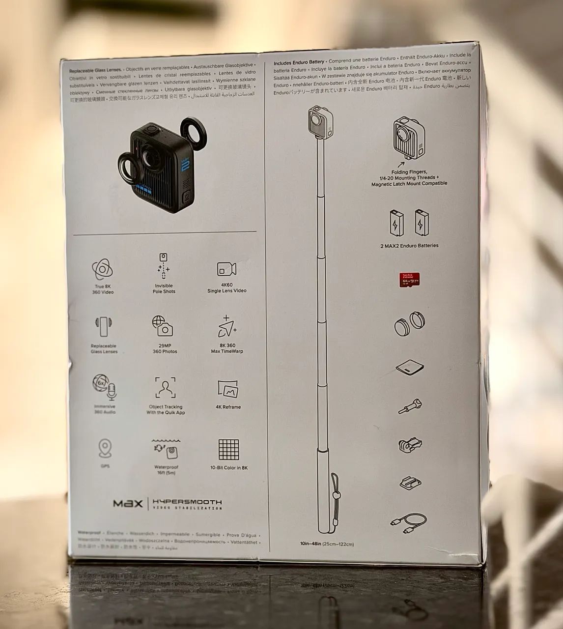 GoPro MAX 2 8K 360° - Kit Completo, Lacrado Garantia 1 ano - Câmeras e ...