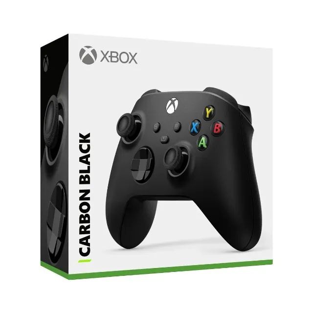 Na caixa - Controle XBOX Series S X Carbon Black - Peças e Acessórios ...